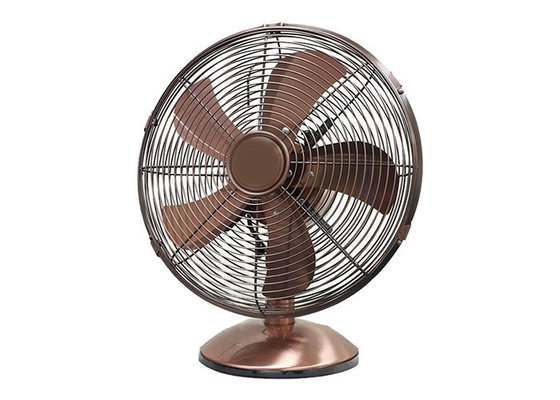 China 3 Aluminium Blade House Retro Oscillating Fan 90 Degree 3 Speed supplier