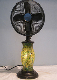 Plastic Vintage Decorative Oscillating Table Fans 240V Retro Electric Indoor supplier