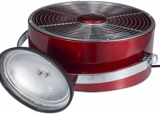 Small Electric Retro Metal Fan Air Circulation Adjustable Tilt Brushed Copper supplier