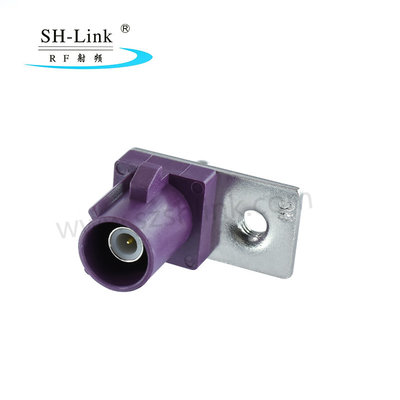 Single baffle Fakra male D code to 1.37 cable