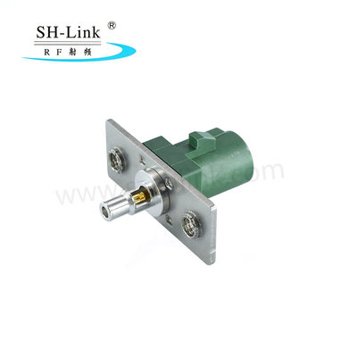 Double baffle Fakra male E code to 1.13 cable