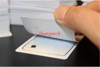 China Printable blank plastic pvc white card with fudan compatible 1K chip supplier