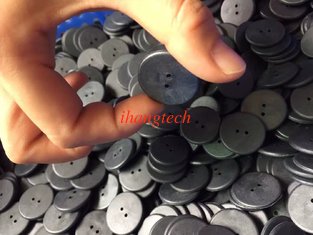 China washable UHF Button Laundry tags  waterproof/high - temperature endurable with diameter 25.5mm，thickness2.7mm supplier