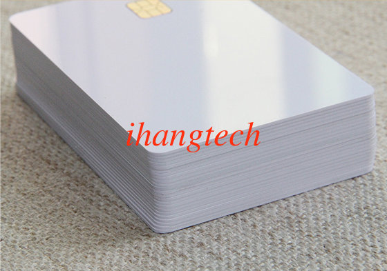 ISO7816 RFID Contact SLE 4442 Chip PVC Smart Card Inkjet Printable IC Card supplier