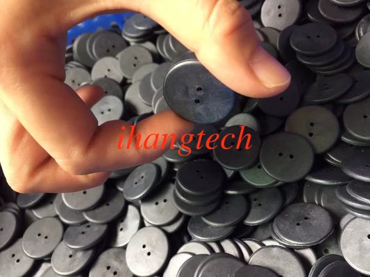 washable UHF Button Laundry tags  waterproof/high - temperature endurable with diameter 25.5mm，thickness2.7mm supplier