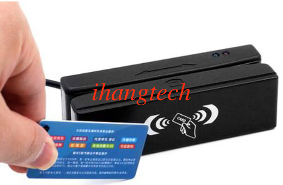 dual interface reader with function of Magstripe Card Reader Track 1, 2, 3 and  IC card read write supplier