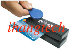 dual interface reader with function of Magstripe Card Reader Track 1, 2, 3 and  IC card read write supplier