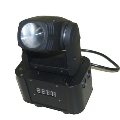 9 CHs Mini Moving Head LED Wash / Moving Beam Light Stage Lighting Effects 1 x 12W RGBW