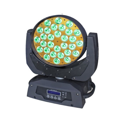 DMX512 30 x 12W High Power LED Moving Head Zoom Blue Background LCD Display