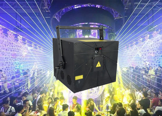 Colorful Family Party RGB Animated Laser Lights 5000mW , Animations DMX ILDA Laser Show