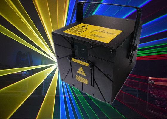 Colorful Family Party RGB Animated Laser Lights 5000mW , Animations DMX ILDA Laser Show