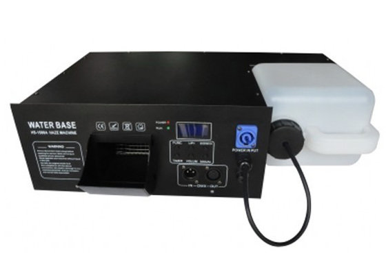 1500W Mist Haze Fogger Machine Wedding Party With Black Housing 2 Channel DMX Controller