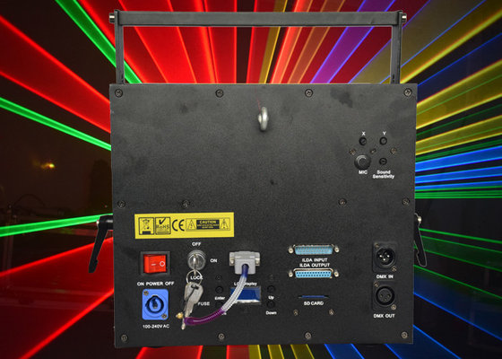 7500mW RGB Pure Diode Laser Party Light Outdoor 40k DMX 637nm Red Halogen Bulbs