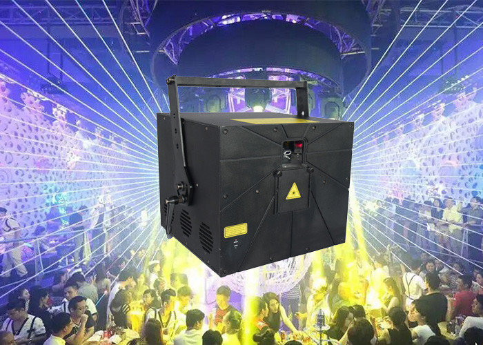 Colorful Family Party RGB Animated Laser Lights 5000mW , Animations DMX ILDA Laser Show