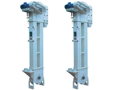 DTG36 / 18 White Iron Belt Vertical Bucket Elevator Transporting Machine