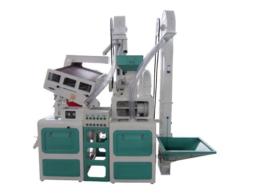 Steel Rubber Plastic Rice Whitener 1000KG/H 1200 Kg Low Consumption