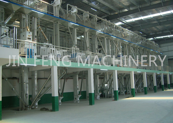 High Output Rice Milling Machine / Rice Milling Plant With Hight Profit