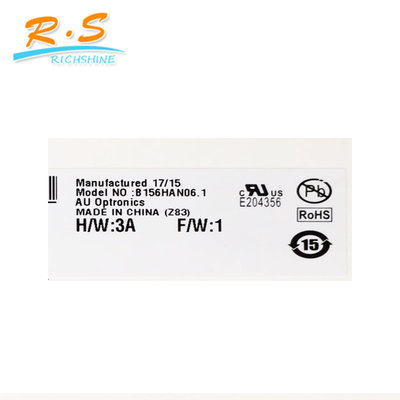 15.6 Inch 1080p Matte Auo LCD Panel ,  IPS Tft Lcd Display B156HAN06.1