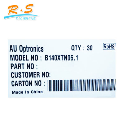AUO 14.0 HD laptop led panel B140XTN06.1 , lvds flat panel lcd display Hard coating