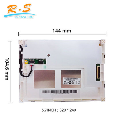 High Brightness(500cd/m2) 5.7 inch AUO Replacement Gameboy Screen G057QTN01.0  led driver integrated