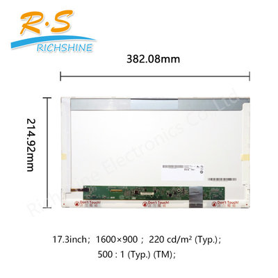 HD LED Display Screen 17.3 inch LCD Screen 1600x900 B173RW01 V5 Replacement Panel