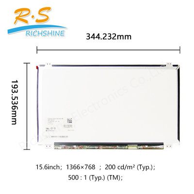 AUO Laptop LCD Screen 1366*768 , 15.6 inch LCD Display Replacement LP156WHB - TPA1
