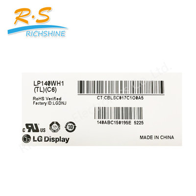 LP140WH1-TLC6 LG Display Replacement LCD Panel 40 Pins Lvds Connector For Laptop