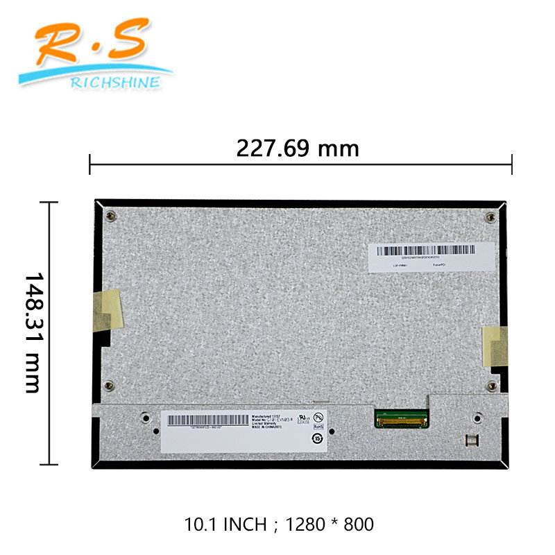 AUO Industrial 10.1inch G101EVN03.0 TFT lvds interface 40pin High Contrast Ratio 1300:1