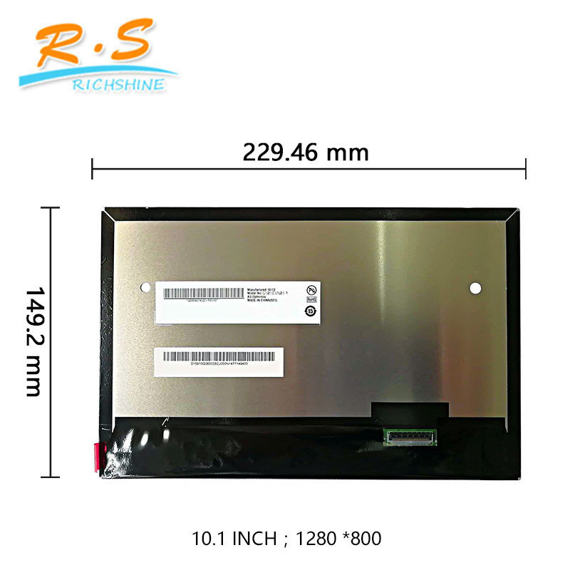 Auo 10.1 inch industrial lcd panel IPS High resolution G101EVN01.0 lvds interface 40pin