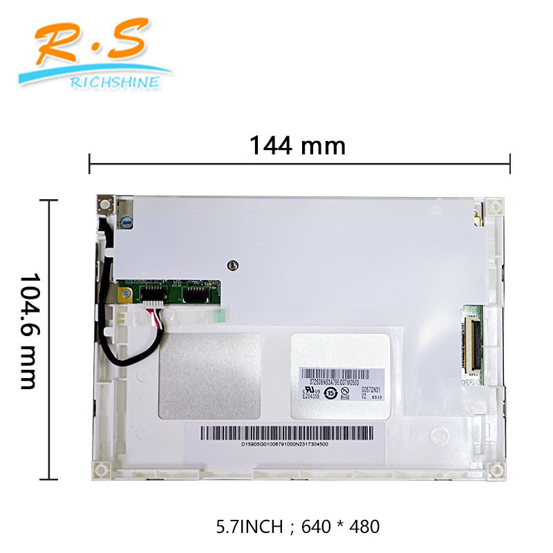 5.7" G057VN01 V2 TFT Industrial LCD Screen module with CMOS 33 pins Interface