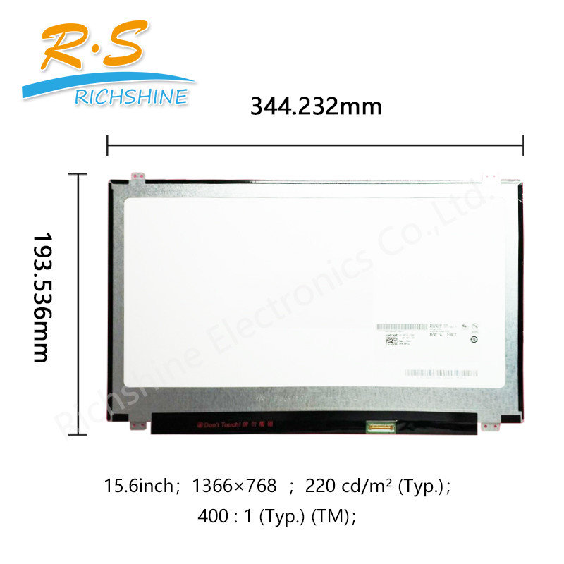 B156 X TN04.6 15.6" 1366*768 Auto LCD Screen 15.6" slim glossy in stock