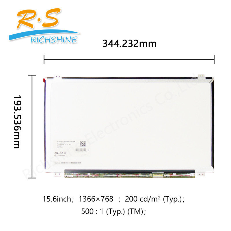 AUO Laptop LCD Screen 1366*768 , 15.6 inch LCD Display Replacement LP156WHB - TPA1