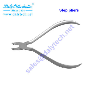 Step pliers of orthodontic devices from dental supply companies