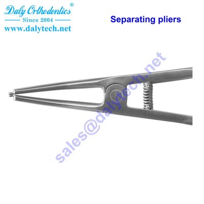 Separating pliers of ortho pliers from dental equipment manufacturers