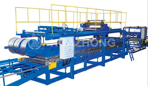 3 Phase Power Width Adjustable Sandwich Panel Making Machine for Insulation Board