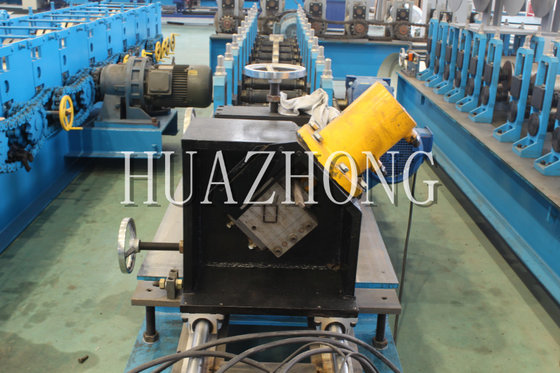 custom-made 1.8-2.5mm thickness materail 'U' channel forming machine with 11KW power