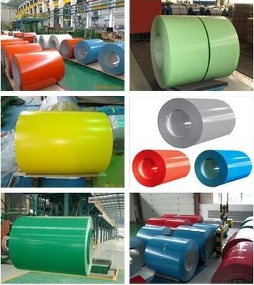 Building Roofing Pre-Painted Galvanized Steel Sheet In Coil , Color Coated Steel Coil