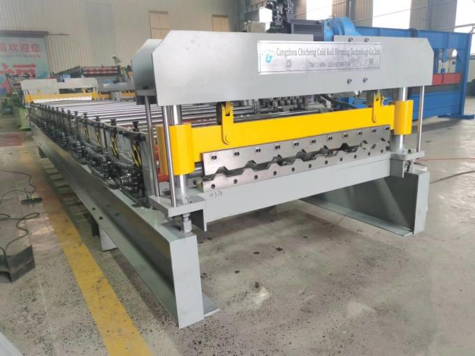 Electric Trapezoidal Sheet Roll Forming Machine For Roof Sheet Tile 2
