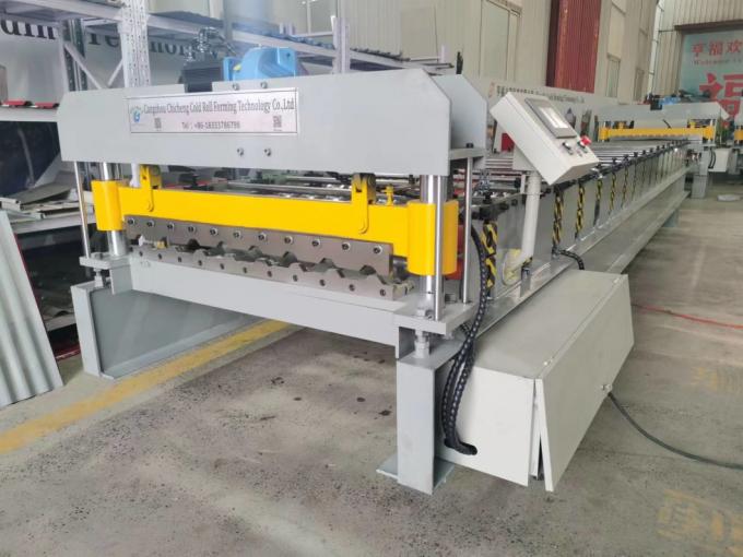 Electric Trapezoidal Sheet Roll Forming Machine For Roof Sheet Tile 3