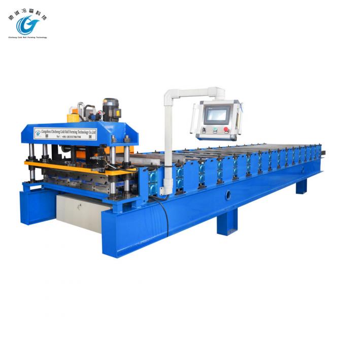 Electric Trapezoidal Sheet Roll Forming Machine For Roof Sheet Tile 4