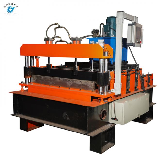 Double Layer Glazed Tile Trapezoidal Roof Pedal Plate Roll Forming Machine 4