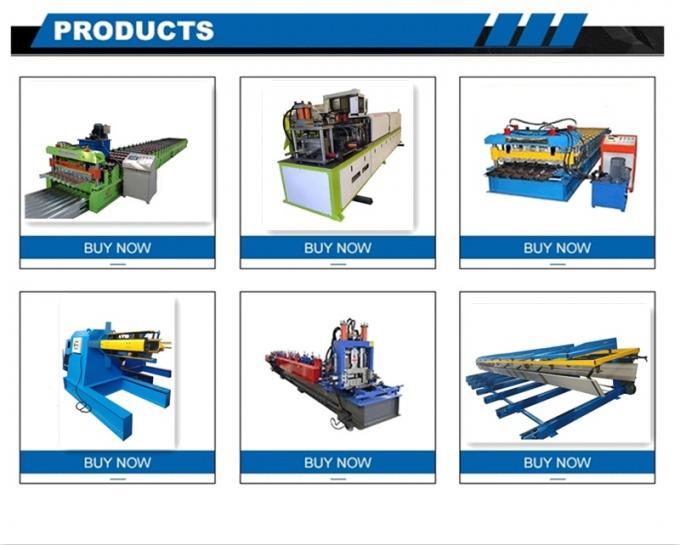 CE ISO Roller Shutter Door Roll Forming Machine  Colored Steel Tile Type 10