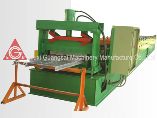 Galvanized Plate GWC51-200-600 Steel Floor Deck Roll Forming Lines Thickness 0.7-1.2 mm