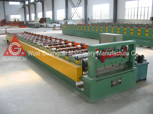 Color Plate / Galvanized Sheet Roof Panel Roll Forming Machine 0.4mm - 0.8mm