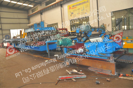 Currugated Roof Gutter Steel Culvert Roll Forming Machine Steel Ditch Roll Forming Line