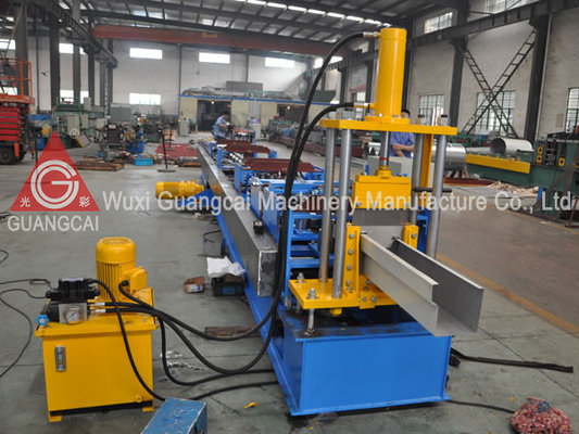 Square Steel Gutter Roll Forming Machine Metal Rain Water System Roll Forming Equipment