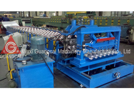 Automatic Cold Corrugated Roll Forming Machine High Efficiency Roof Panel Making Line