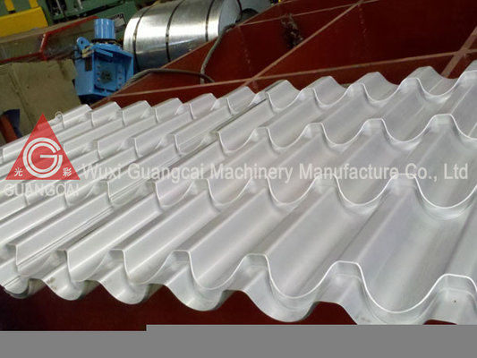 Wall Panel Corrugated Roll Forming Machine with Aluminum Sheet and Color Plate
