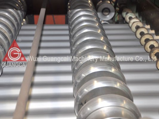 Corrugated 0.4mm - 0.8mm Roof Panel Roll Forming Machine / Curving Machinery