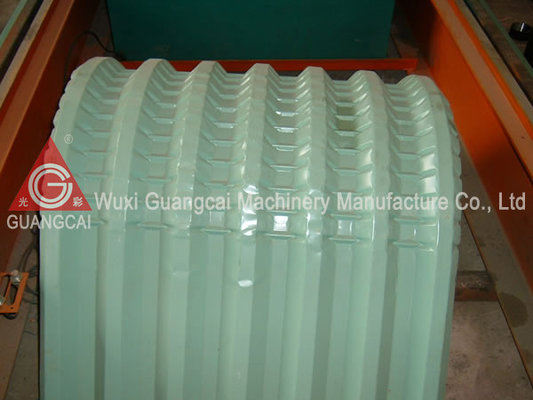 Metal Roof Panel Sheet Bending Machine Glazed Tile Roll Forming Equipment 5 - 15 m/minute